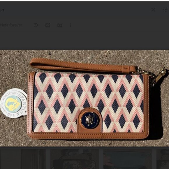 Spartina 449 | Bags | Nwt Spartina 449 Bifold Snap Wallet In The ...